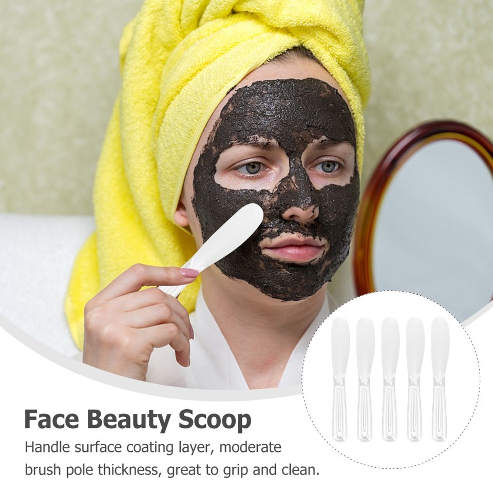 5 Pcs Makeup Spatula Mini Spoon Facial Mask Mixing Beauty Spoons for ...