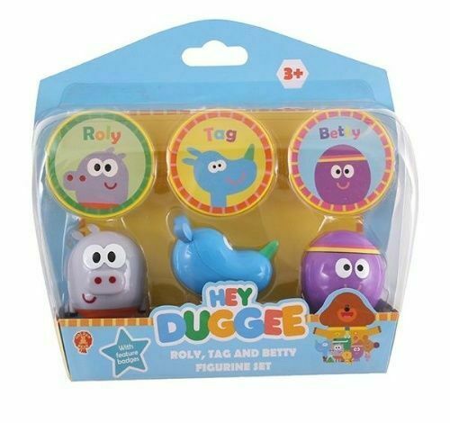 Hey Duggee Squirrel Club Roly Tag & Betty Feature Badges 6cm 3 1843 for ...