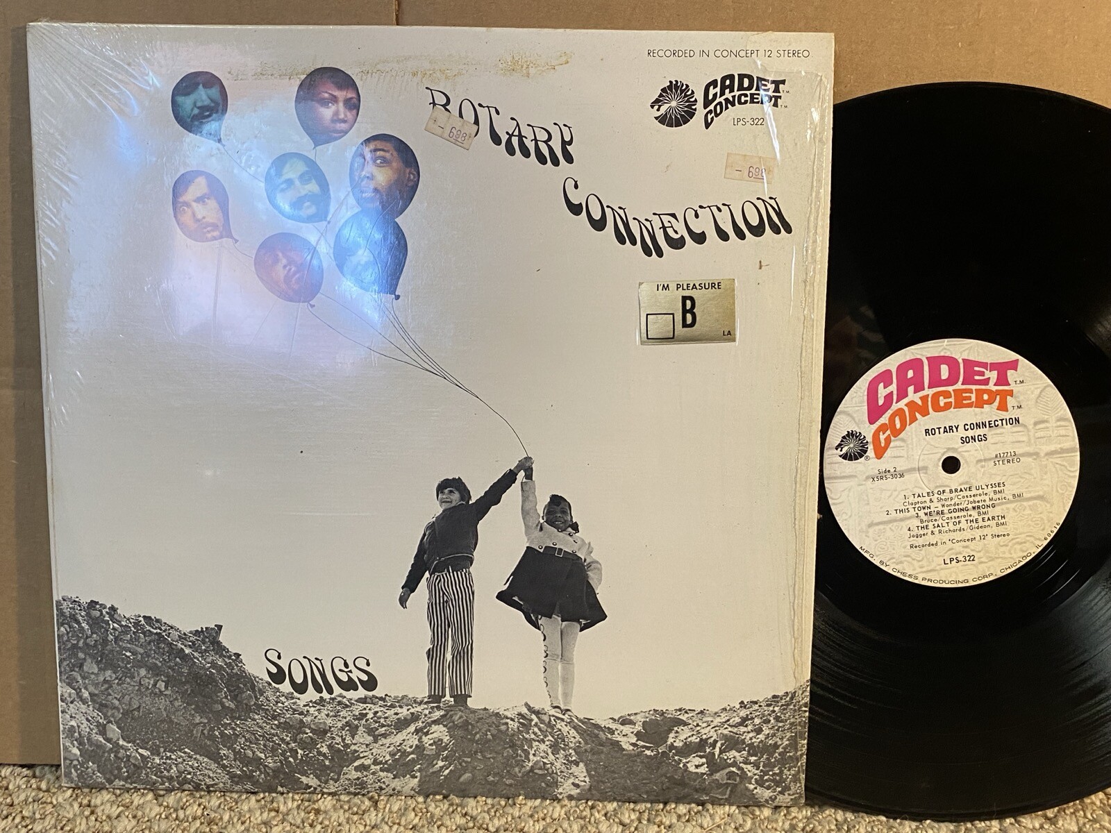 Rotary Connection Songs EX ORIG CADET CONCEPT, SHRINK psych funk Minnie ...
