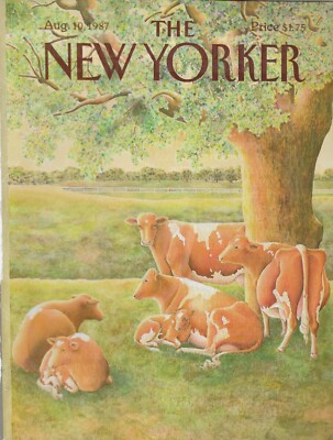 The New Yorker August 10, 1987 Jenni Oliver FRONT COVER ONLY | eBay