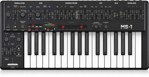 Analog Monophonic Synthesizer MS-1-BK With Bellinger Live Performance ...