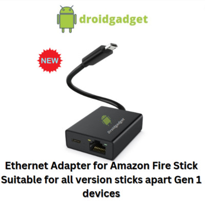 For Amazon Fire Stick 4k Ethernet Adapter Firestick Fire Stick Lite 100 ...