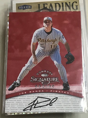1997 Donruss Signature Autographs #81 Joe Randa/3900 PIRATES! QW5 | eBay