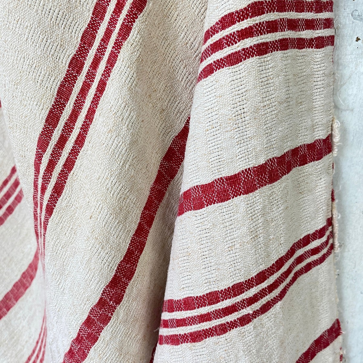 Red Flour Sack Fabric Vintage Feed Sacks: Friday's Find #263 | My
