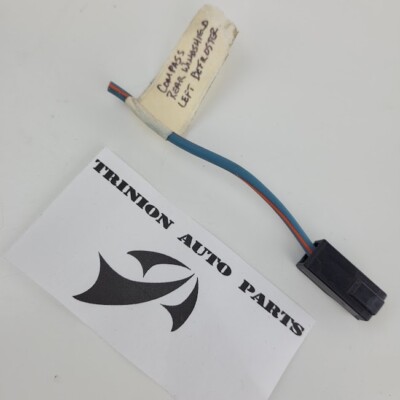 2012 Jeep Compass Rear Window Left Defrost Connector Pigtail Black | eBay