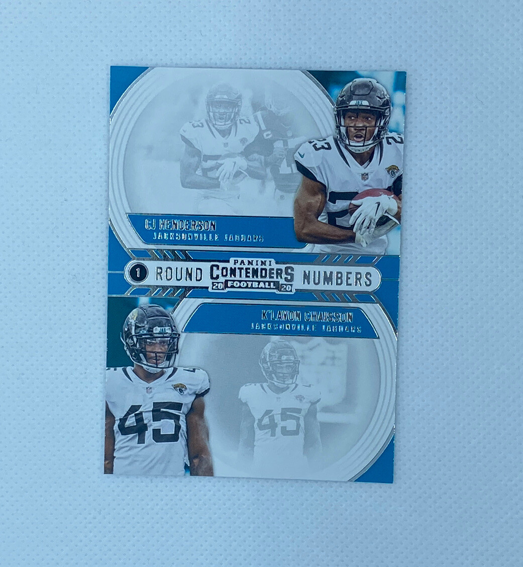 2020 Panini Contenders - Round Numbers #RN-HC CJ Henderson, K'Lavon ...