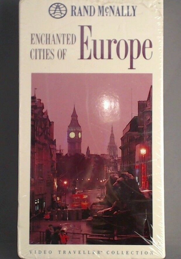 Rand McNally Video Traveller - Enchanted Cities of Europe (VHS, 1991 ...