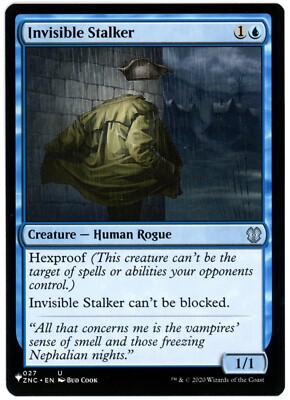 Invisible Stalker - The List Reprints - Mystery Booster 2 - MTG - NM/M ...