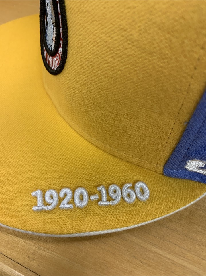 Size 8 NWT NEGRO LEAGUE BASEBALL MUSEUM TEAM LOGOS FITTED MENS CAP HAT ...