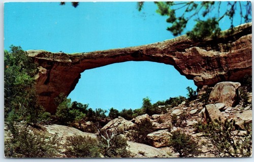 Postcard - Owachomo Bridge, Natural Bridges National Monument, Utah ...