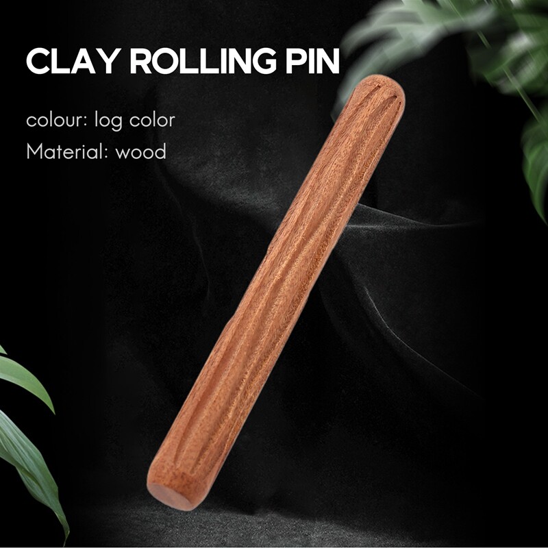 2Pcs Clay Modeling Pattern Rollers, Cobblestone Wood Grain Pattern ...