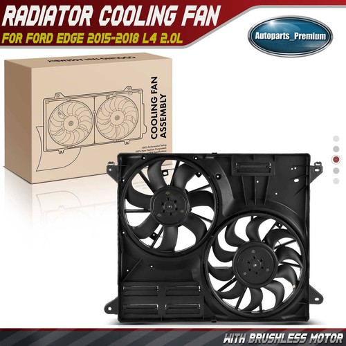 Radiator Cooling Fan Assembly with Brushless Motor for Ford Edge 2015 ...