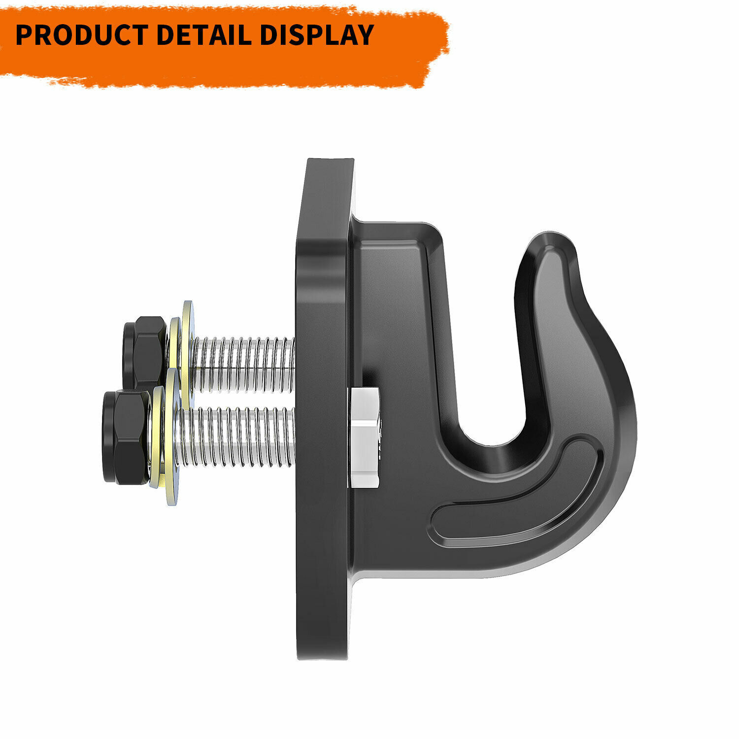 2pc 3/8" Bolt On Grab Chain Hooks For Skid Steer Loader Tractor Bucket ...