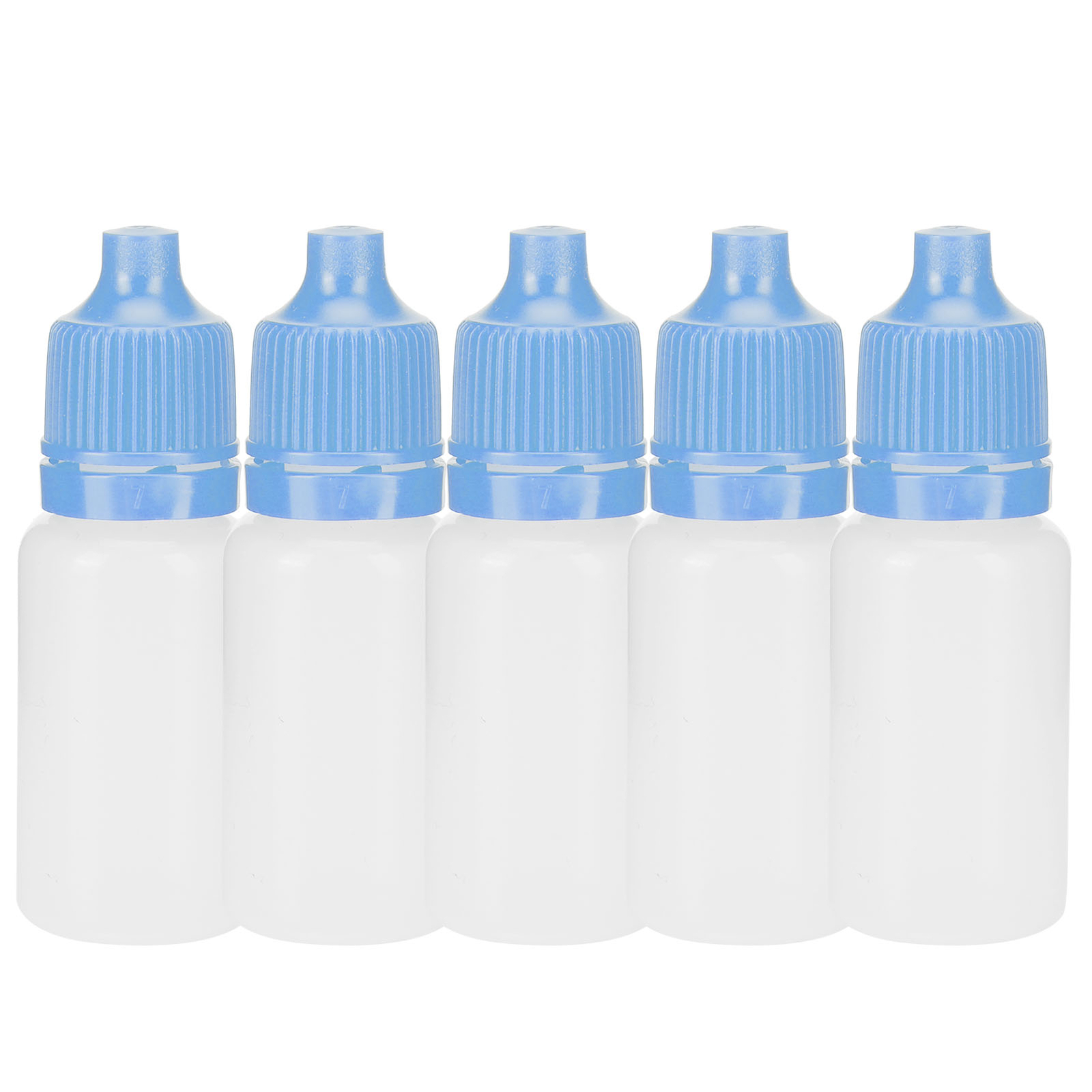 Bleu 50Pcs 10ml Eye Liquid Bottle Portable Squeezable Empty Eye Drops ...