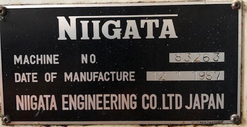 NIIGATA VERTICAL/HORIZONTAL MILLING MACHINE MODEL 3UMA (30011) | eBay