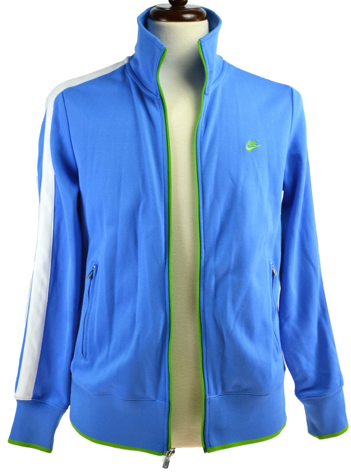 NIKE Sportswear Baby Blue Track Jacket Size XL Full Z… - Gem