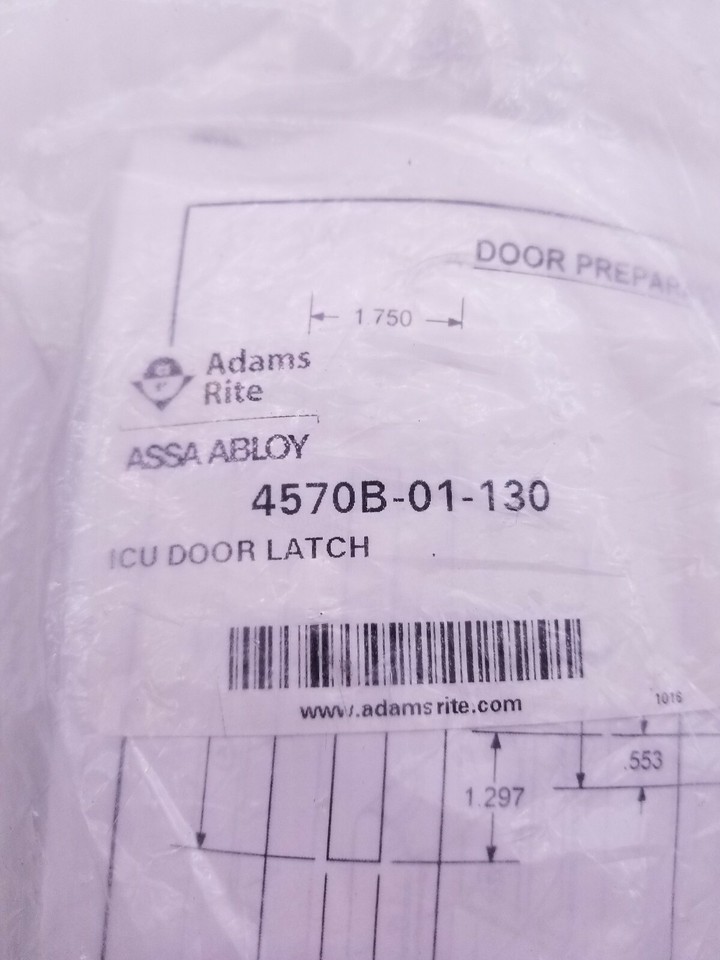 NEW Adams Rite ASSA ABLOY 4570-01-130 ICU door latch handles | eBay