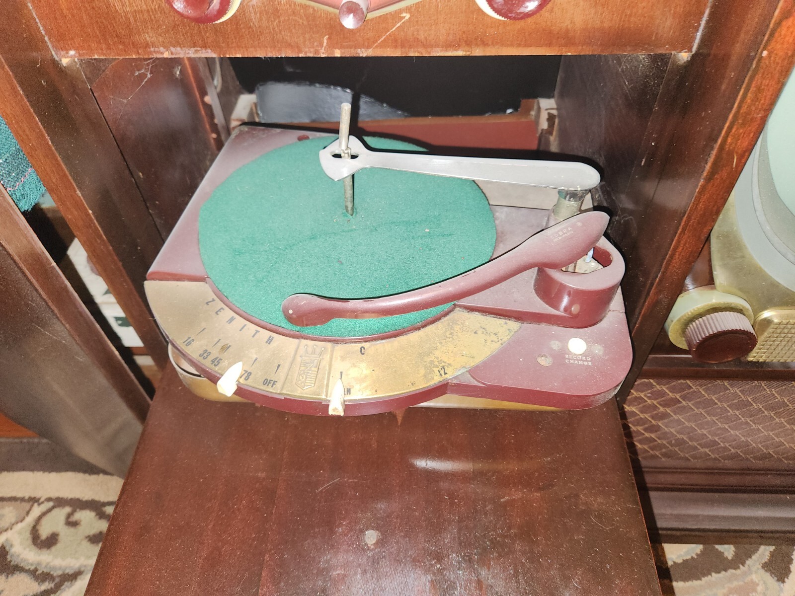 Antique 1950s TV Television Set Round Screen Zenith ROUND Tube | eBay