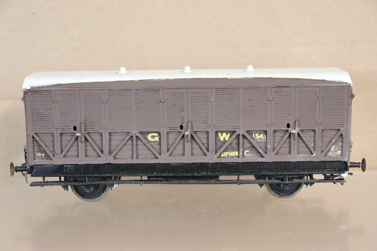 DJB ENGINEERING KIT BUILT 0 GAUGE BRASS GW GWR SIPHON C WAGON 1541 nv ...