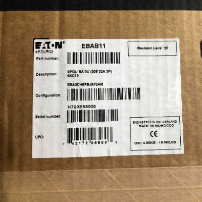 Eaton ePDU Rack Mount Power Distribution Unit EBAB11 | eBay