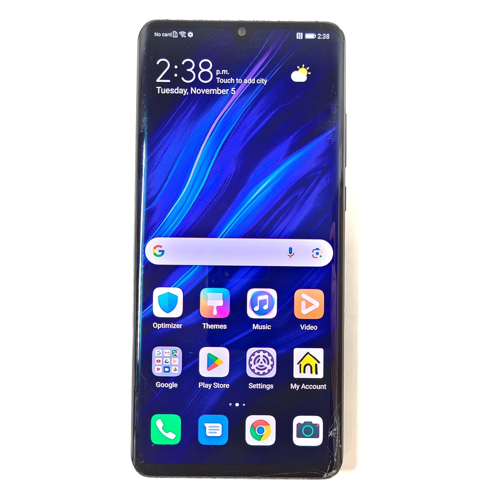 Huawei P30 Pro VOG-L04 128GB 8GB RAM Dual SIM Unlocked Phone Black READ ...
