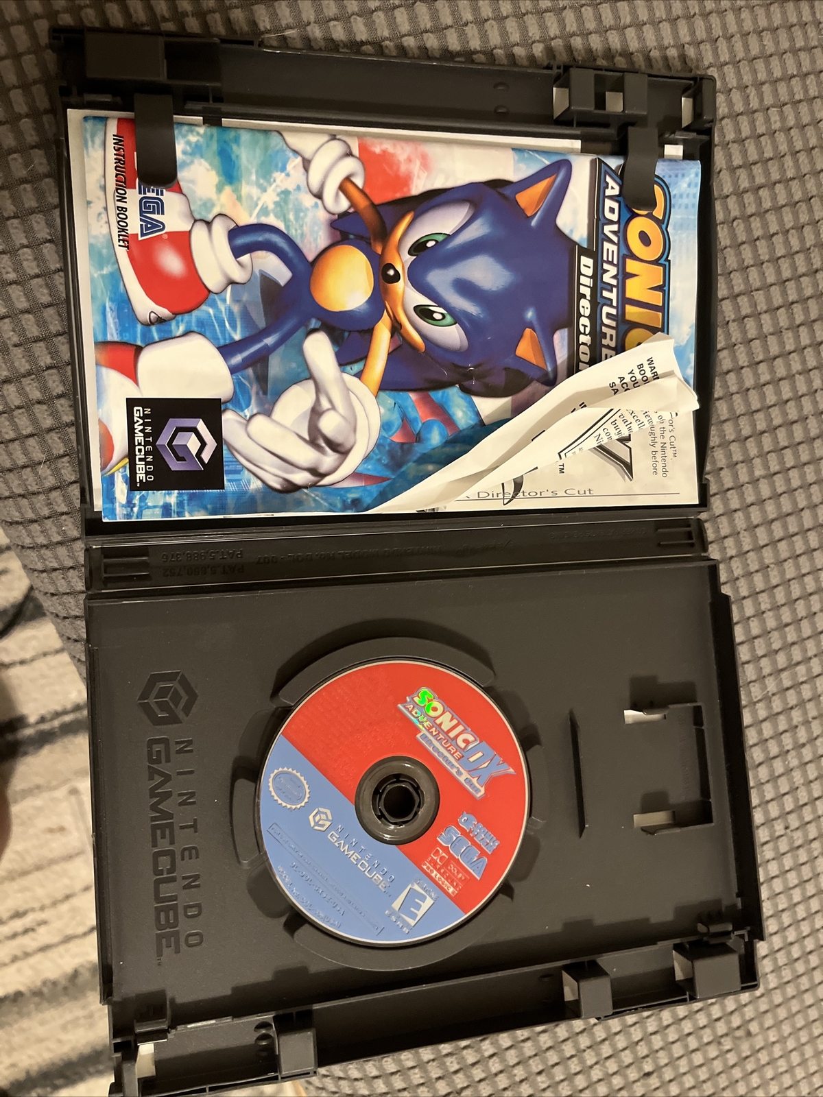 Sonic Adventure DX Director’s Cut (GameCube 2003). CIB w/ Manual. Black ...