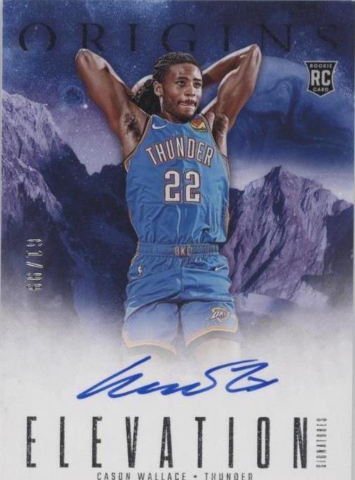 2023-24 Panini Origins - Elevation Signatures Cason Wallace #ES-CWT /99 ...