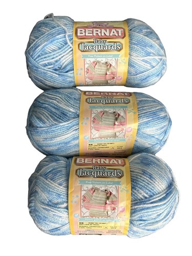 Bernat Baby Jacquards Yarn: lot of 3 in color boo berries | eBay