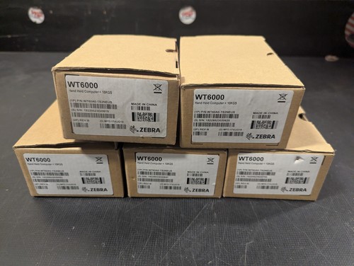 Lot of 5 NEW Zebra WT6000 WT60A0-TS2NEUS Mobile Computers | eBay