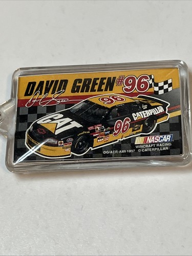 Vintage NASCAR CAT Caterpillar Racing Keychain #96 Chevrolet David ...