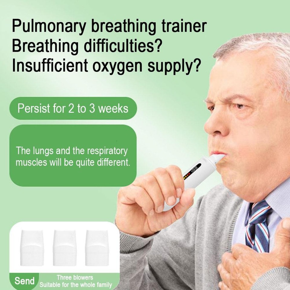 Breath Trainer Athletes Breathing Trainer Ergonomic Lung Training Tool ...