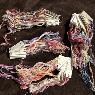 Lot of 133 - SIX STRAND SWEETS Hand Dyed by Jessica Burr Floss Thread ...