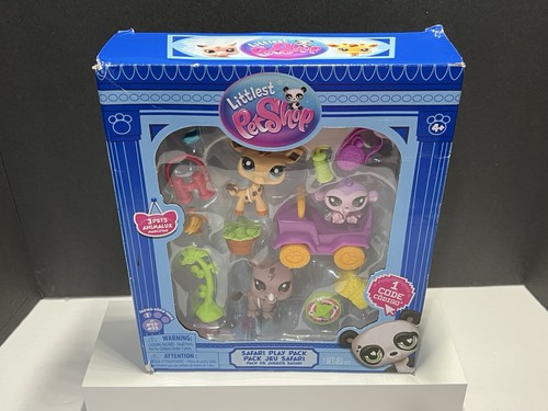 Littlest Pet Shop • NEW Safari Play Set • Gen 7 Pets G7 • LPS #53 #54 ...