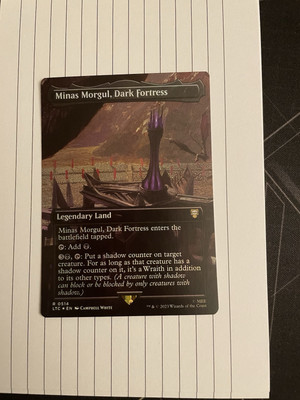 MTG ~ Minas Morgul, Dark Fortress (Foil) ~ Tales of Middle-earth ~ Rare ...