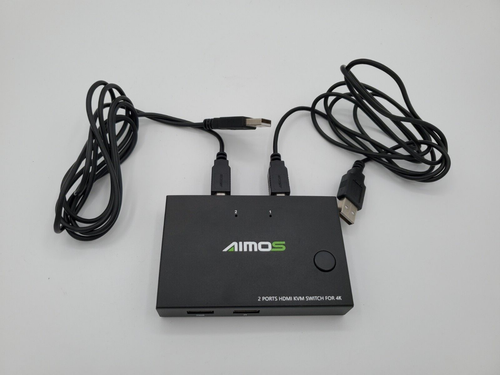 Aimos AM-KVM201 - 2 Port 4k HDMI KVM SWITCH w/2 x USB For PS4, Xbox ...