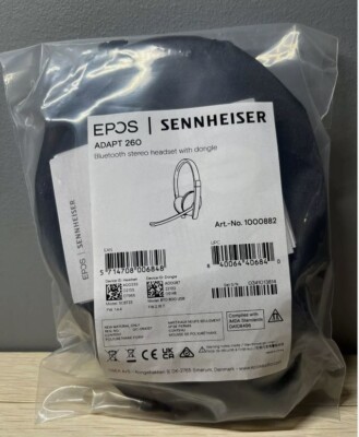 EPOS Sennheiser Adapt 260 Bluetooth Stereo Headset with USB Dongle | eBay