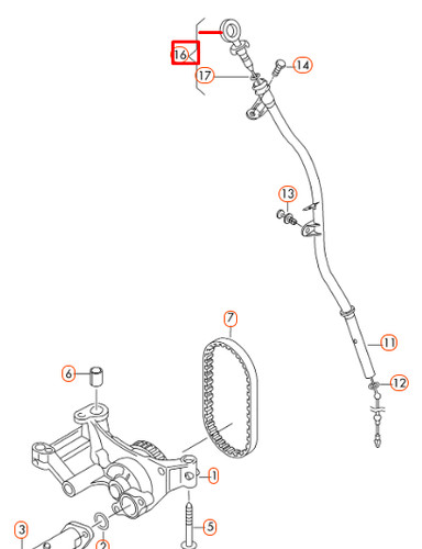 NEW OEM AUDI A1 8X OIL DIP STICK 03L115611H GENUINE NO IMPORT DUTIES TO ...
