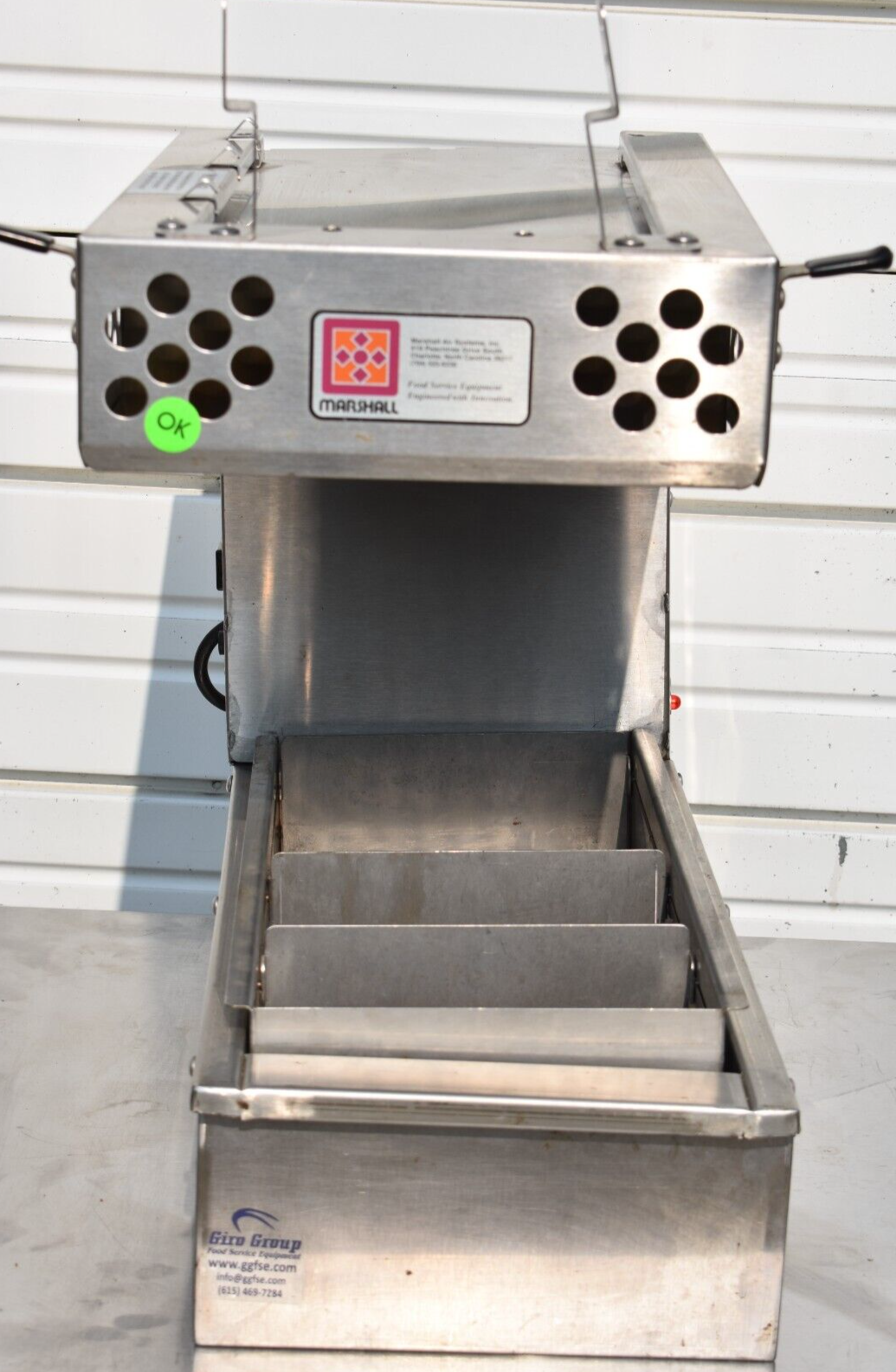 MARSHALL CZ3C COUNTERTOP HEATED FRIED FOOD DUMP STATION | eBay