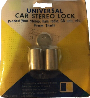 Universal Car Stereo Lock From Theft-New(Package Has Damage-See Pics ...