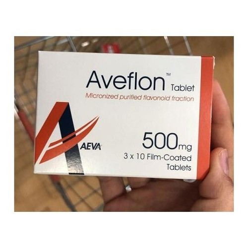 5 Boxes x 30'S Tablets AVEFLON 500mg Treatment For Hemorrhoids/Piles ...