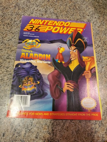 Nintendo Power Magazine Volume 55 Dec, 1993 Aladdin (H6) 45496690557| eBay
