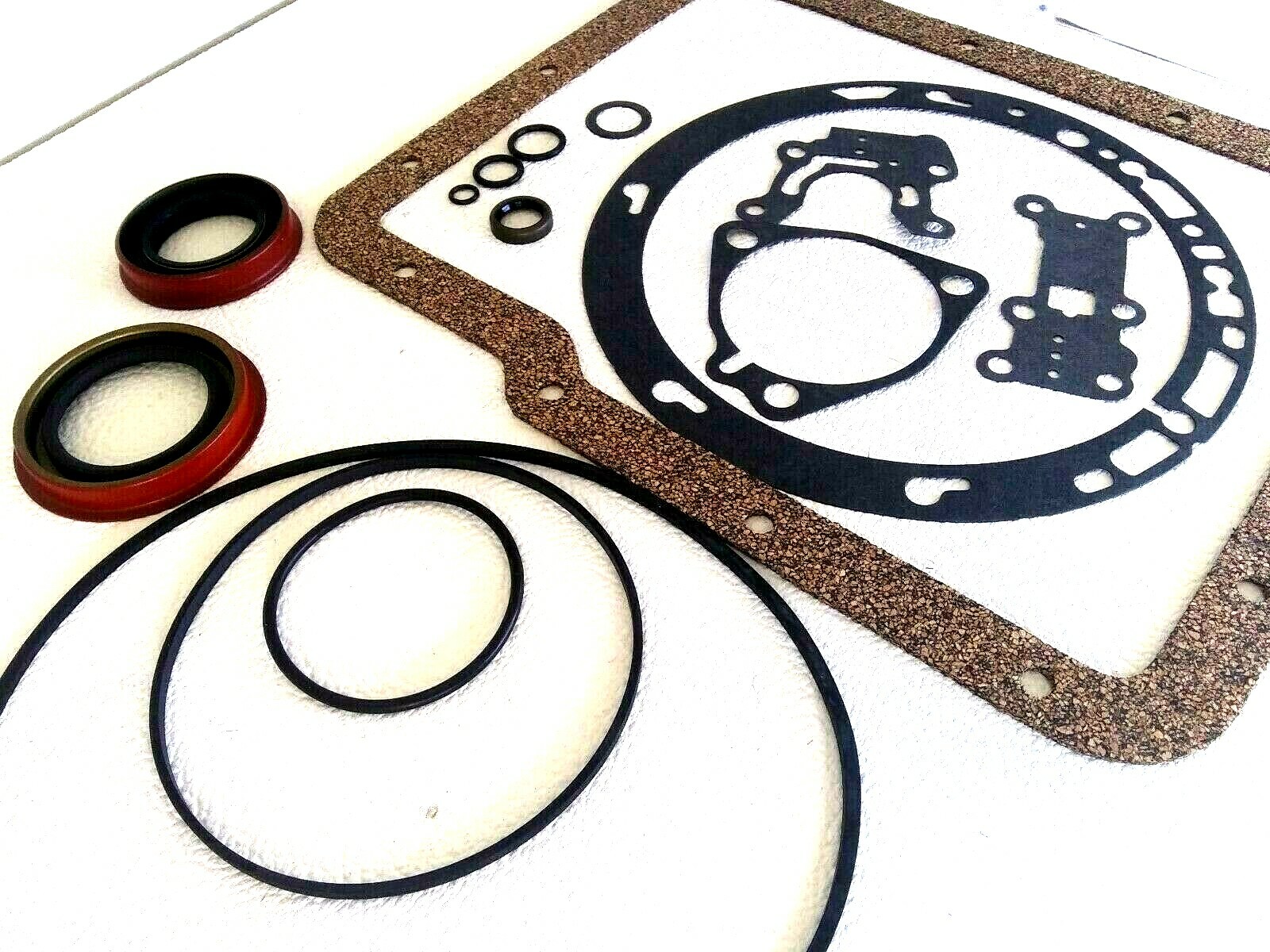 . Aluminum Powerglide Reseal kit front pump seal pan gasket external ...