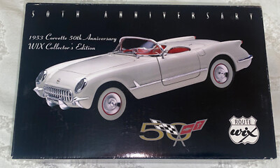 Wix Collectibles 1953 CORVETTE 50th White Convertible 1/24 Scale ...