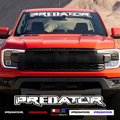 1 Pc For Ford Raptor PREDATOR Graphic Windshield Window Car Decal Vinyl ...