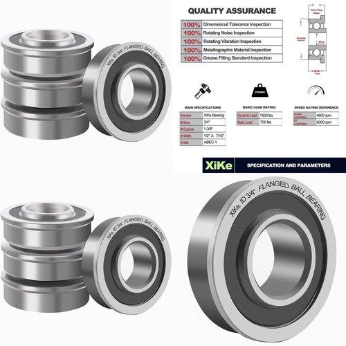 XiKe 4 Pack Lawn Mower Wheel Bearing 532009040, 13359, 9040H, 532124959 ...