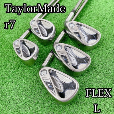 TaylorMade r7 Iron Set 7 8 9 PW SW 5pcs Ladies Carbon Shaft L Flex RH ...