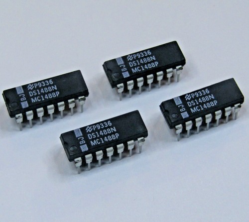 ( 4 PCS ) National DS1488N MC1488P RS-232 Interface IC 14Pin NEW | eBay