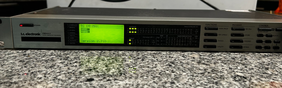 TC Electronic DBMax Digital Broadcast Maximizer II V002-B Made in ...