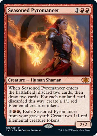 Seasoned Pyromancer # 123 MtG Double Masters 2022 Mythic | eBay