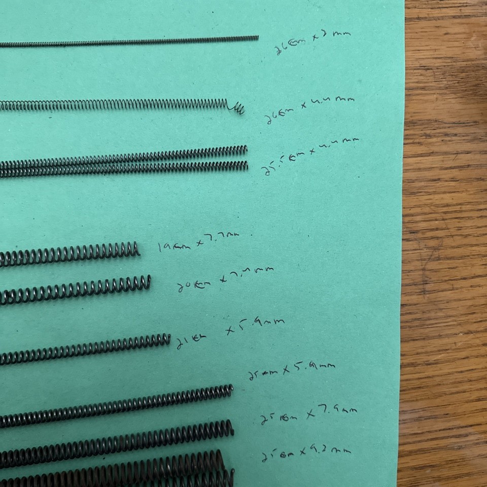 Large Lot Gun Springs – Mauser Rifle, Remington 870, Pistol Mag Springs ...